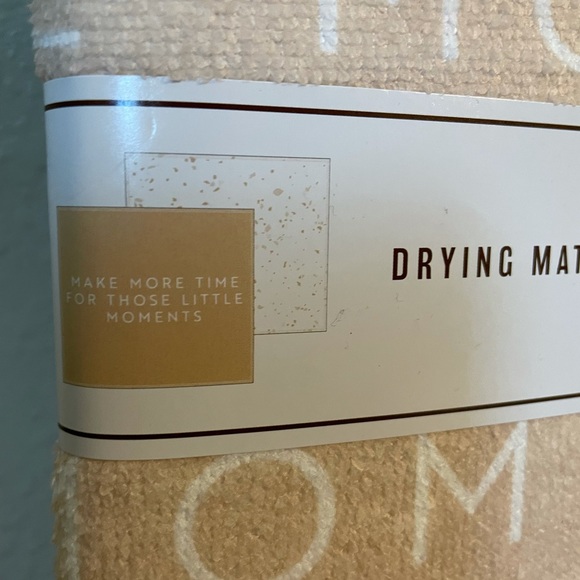 Kitchen | Spring Neutral Dish Drying Mat New Reversible Boho Modern ...